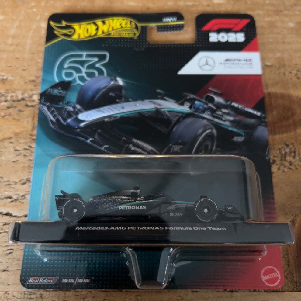 Hot Wheels Premium Formula 1 Mercedes AMG Petronas #63 George Russell ...