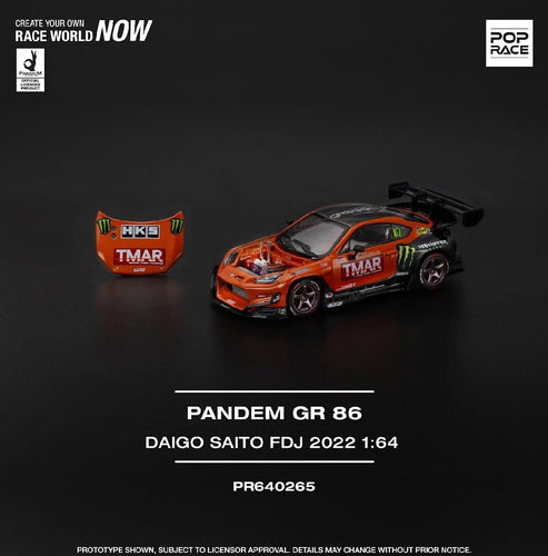 Pop Race Pandem Toyota GR86 – Bran’s Diecast