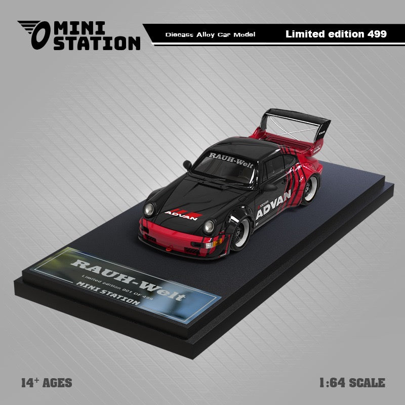 Mini Station Porsche 964 RWB Advan – Bran’s Diecast