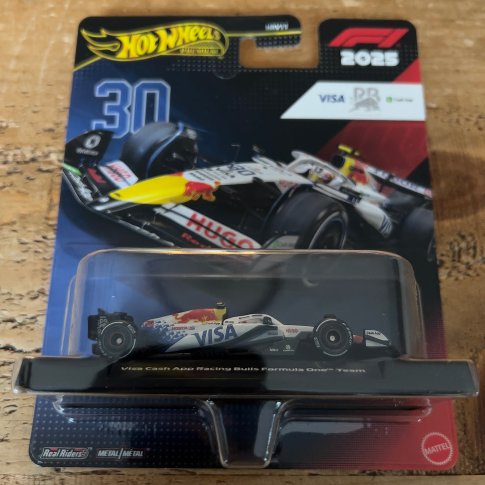 Hot Wheels Premium Formula 1 Visa Cash App Red Bull #30 Liam Lawson ...
