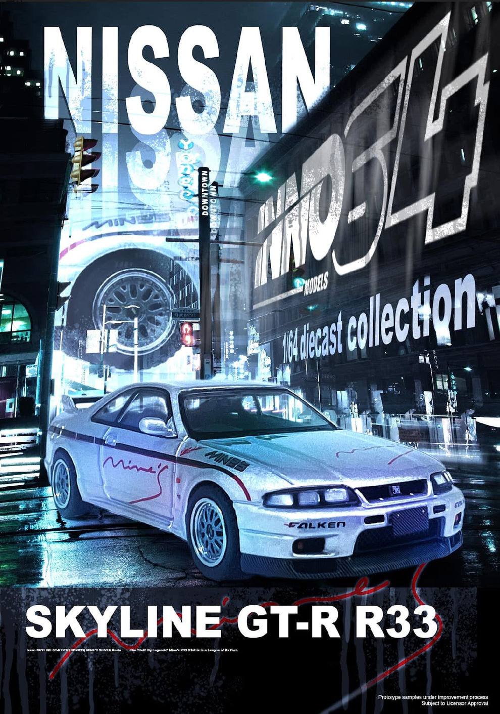 Inno64 Nissan Skyline R33 GTR Tuned By Mines – Bran’s Diecast