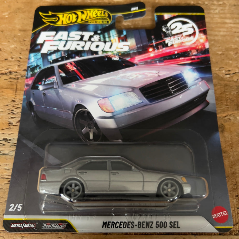 Hot Wheels Premium Fast & Furious Mercedes Benz 500 SEL – Bran’s Diecast