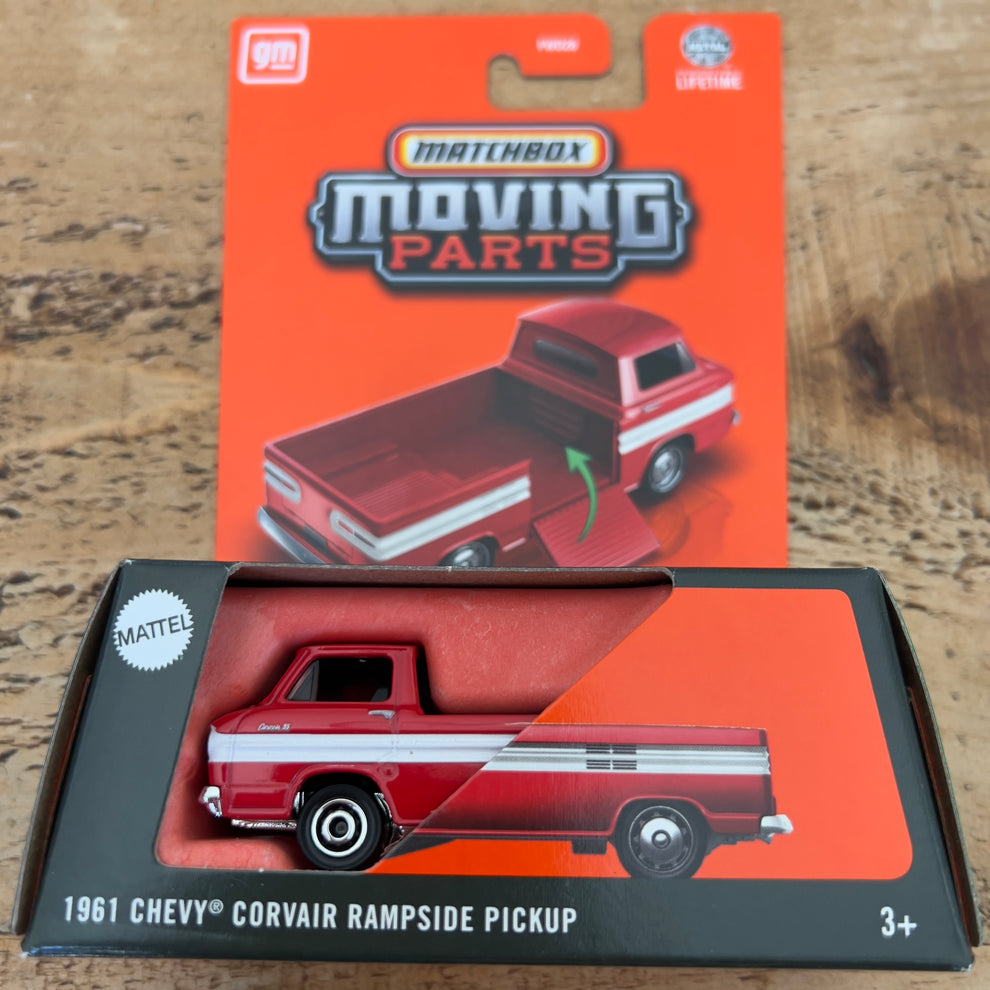 Matchbox Moving Parts 1961 Chevy Corvair Rampside Pickup – Bran’s Diecast