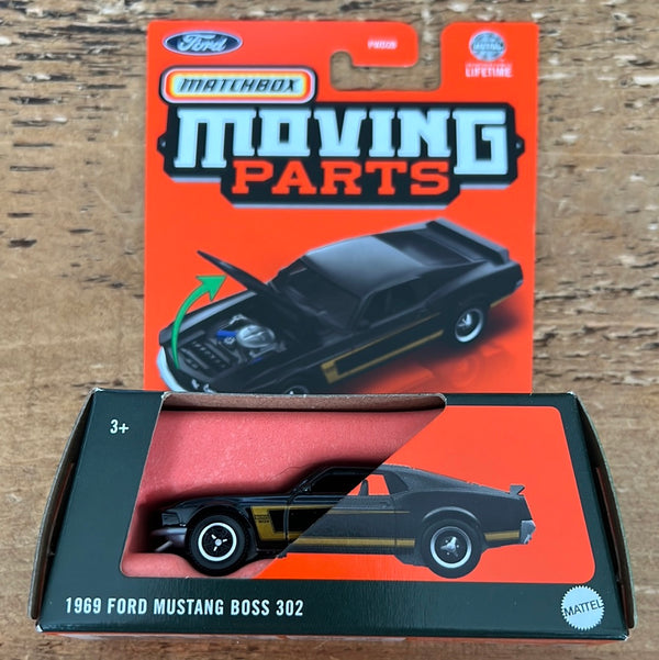 Matchbox Moving Parts 1969 Ford Mustang Boss 302 – Bran’s Diecast