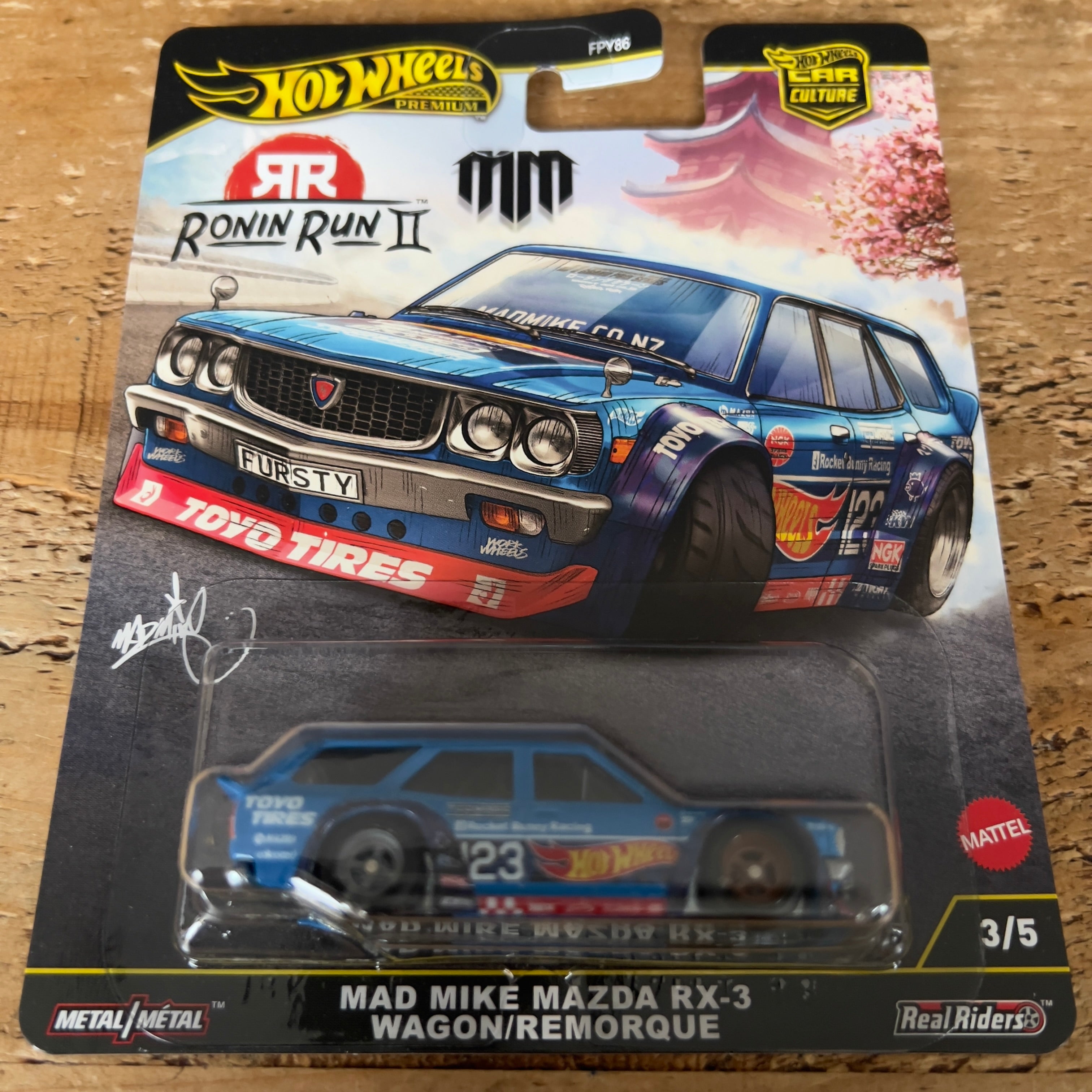 Hot Wheels Premium Ronin Run 2 Mad Mike Mazda RX3 Wagon – Bran’s Diecast