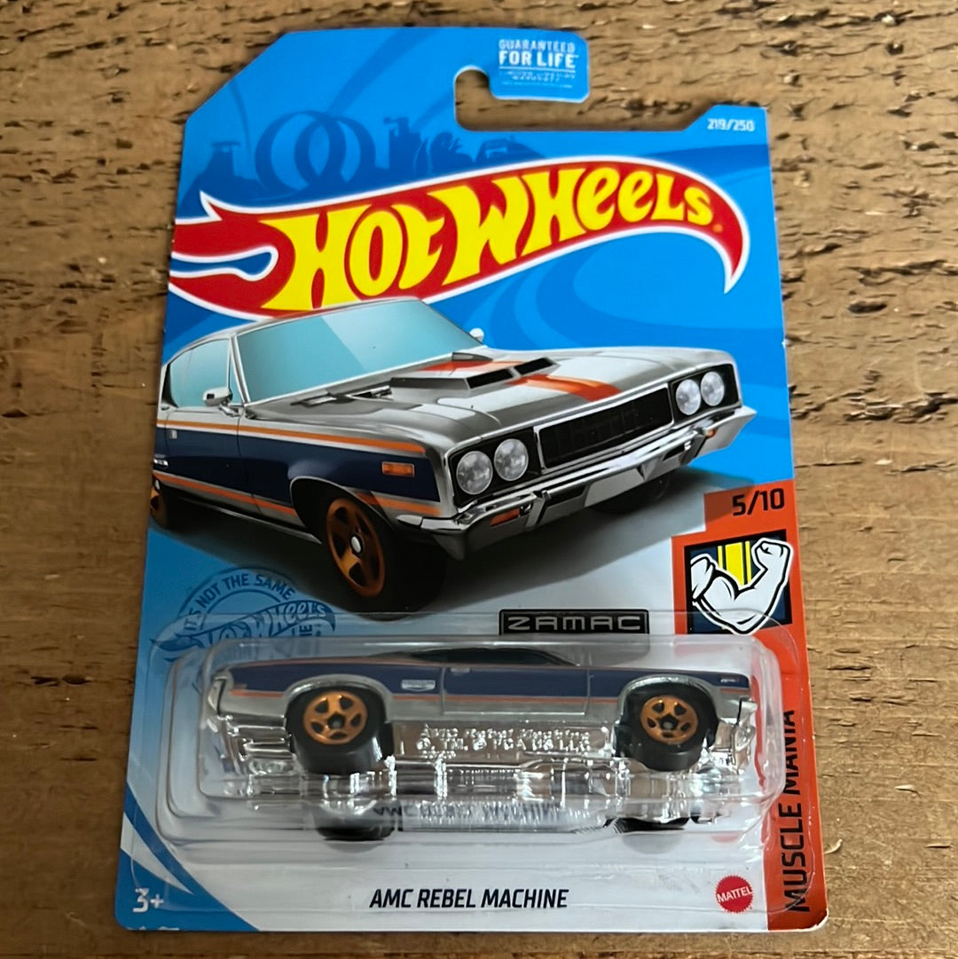 Hot Wheels US Exclusive Zamac AMC Rebel Machine – Bran’s Diecast