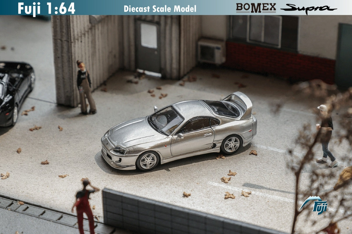 Fuji Model Toyota Supra Bomex Silver – Bran’s Diecast