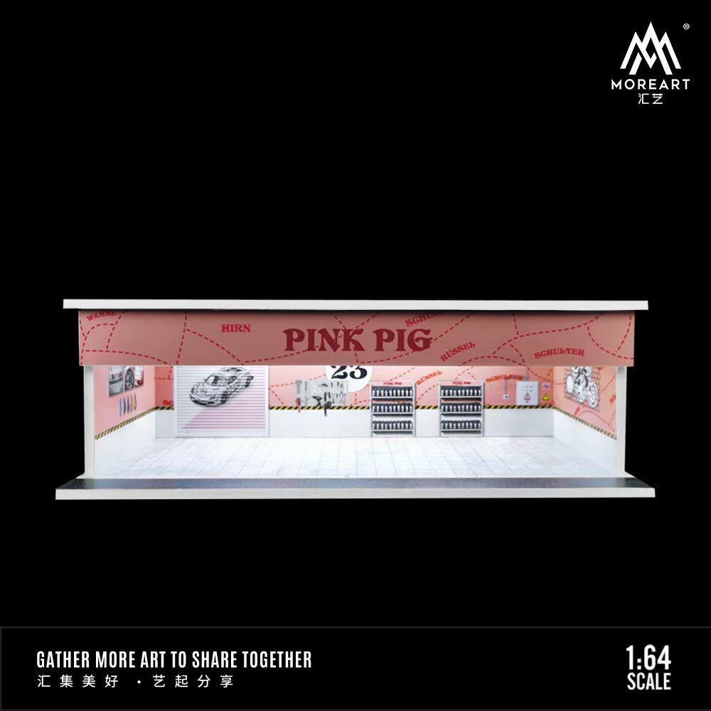 MoreArt Diorama Pink Pig Garage – Bran’s Diecast