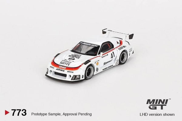 Mini GT Mazda RX7 LB Super Silhouette Numero Reserve #773 – Bran’s Diecast