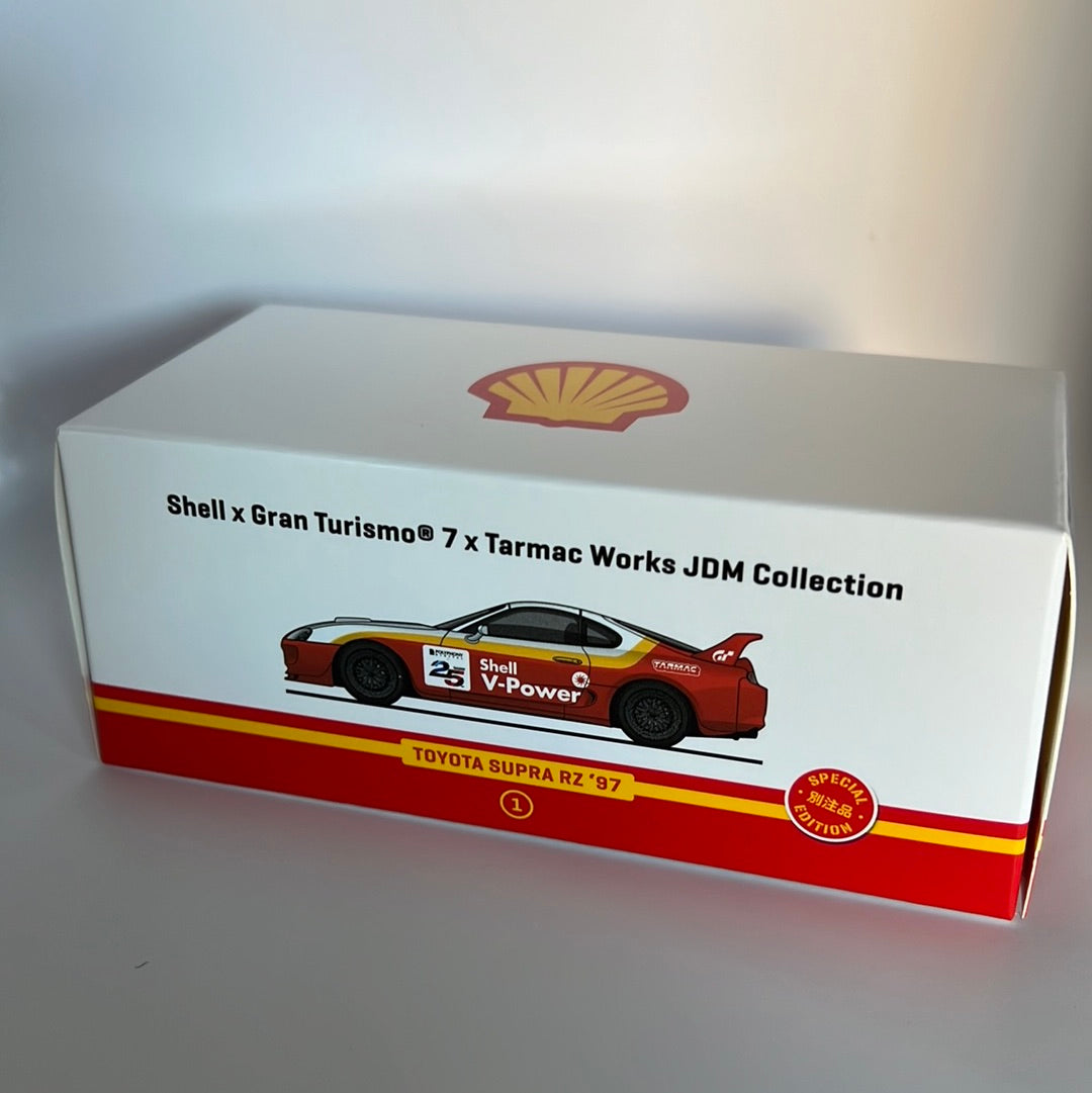 Tarmac Works x Shell Toyota Supra RZ 97 – Bran’s Diecast