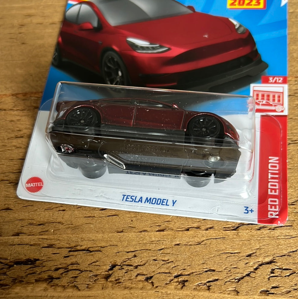 Hot Wheels US Exclusive Red Edition Tesla Model Y – Bran’s Diecast