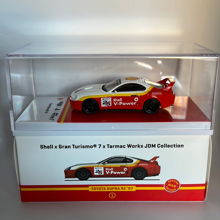 Tarmac Works x Shell Toyota Supra RZ 97 – Bran’s Diecast